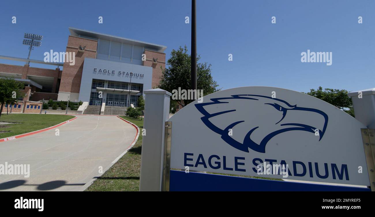 In this photo made Thursday, April 28, 2016, the Allen High School ...