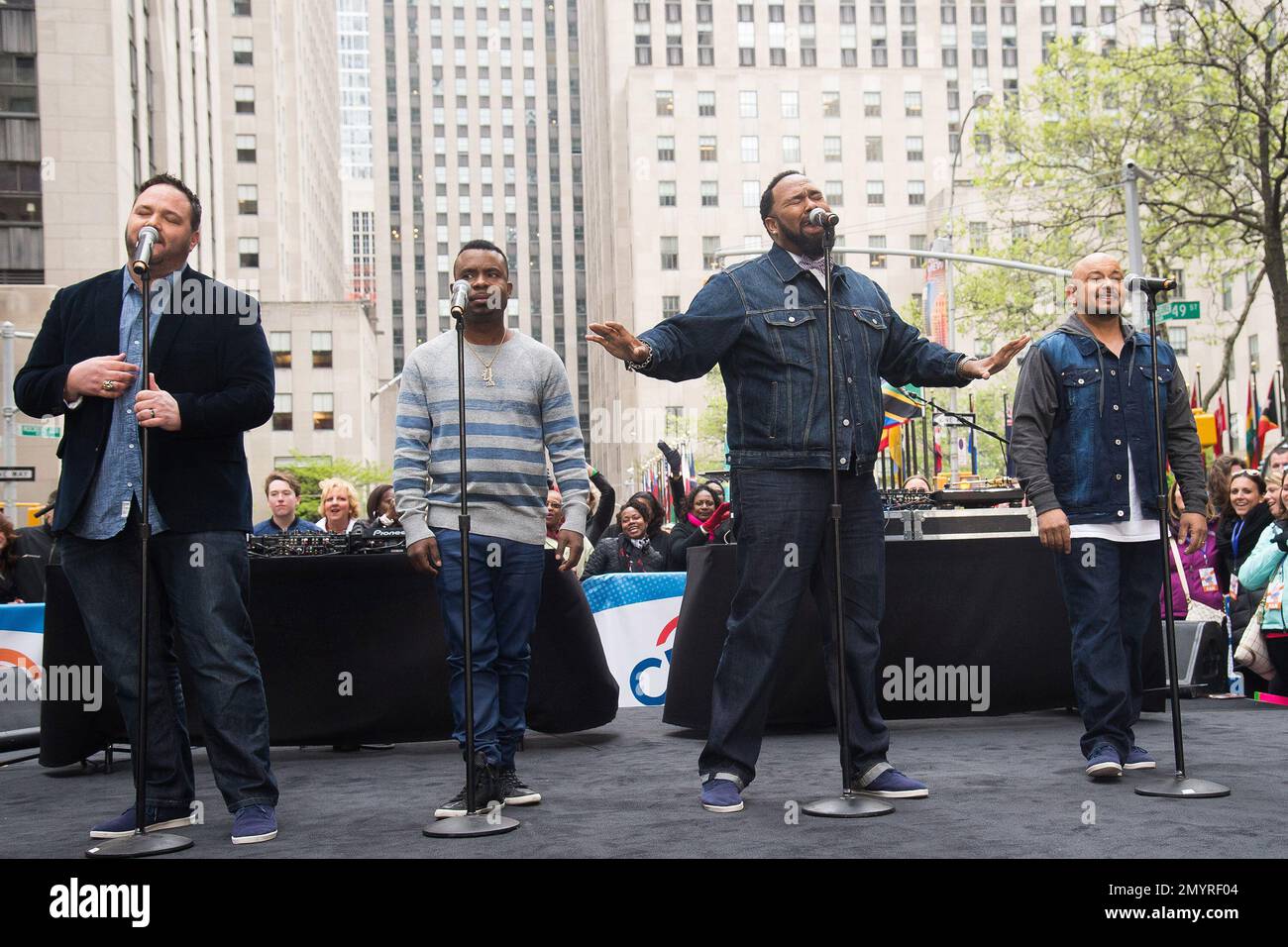 All-4-One members, from left, Tony Borowiak, Delious Kennedy, Jamie ...