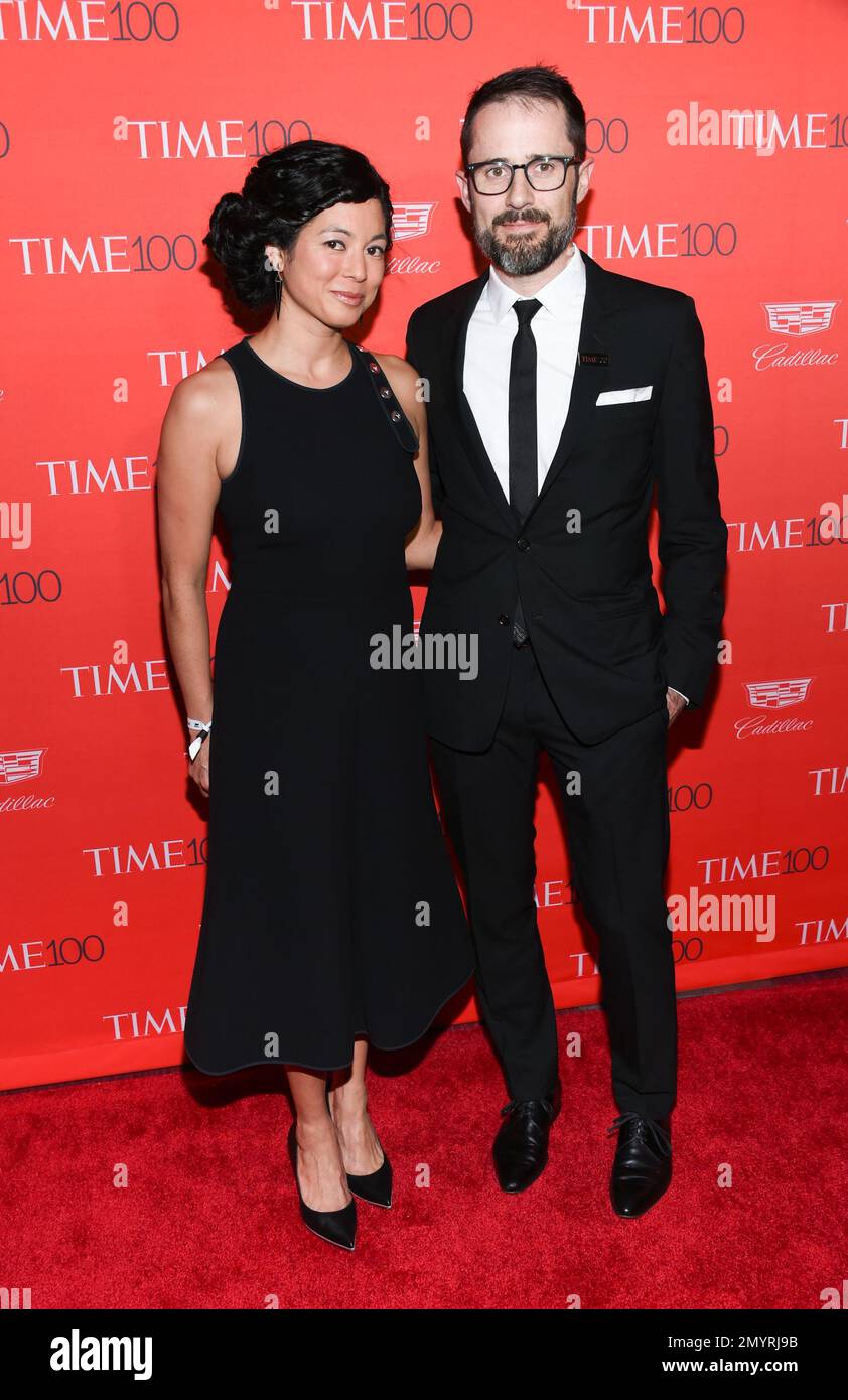 Computer programmer and Internet entrepreneur Evan Williams and wife ...