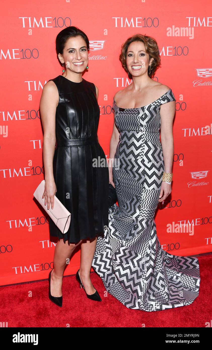 Tali Farhadian Weinstein, left, and Pardis Sabeti attend the TIME 100 ...