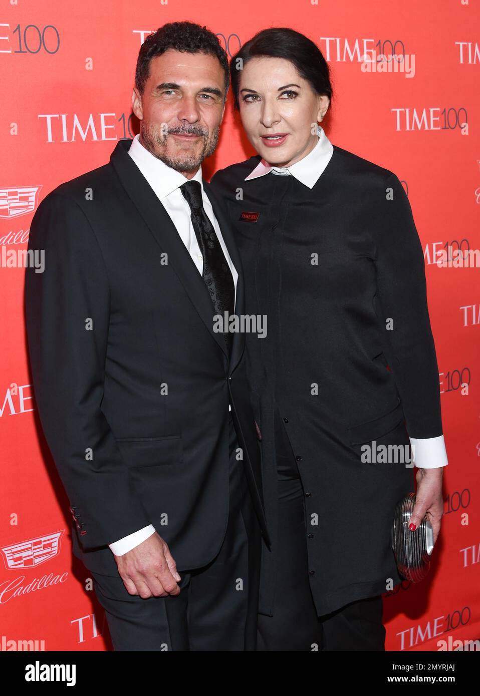 Hotelier André Balazs and artist Marina Abramovic attend the TIME 100 ...