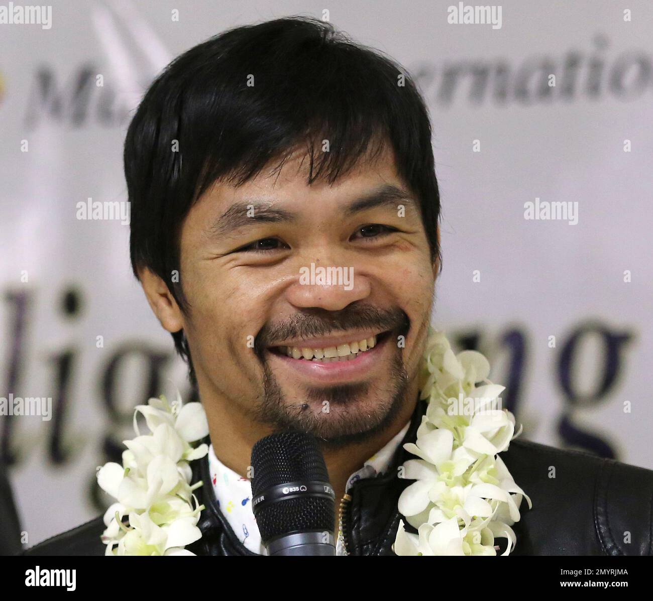 FILE - In this Thursday, April 14, 2016 file photo, Filipino boxer and ...
