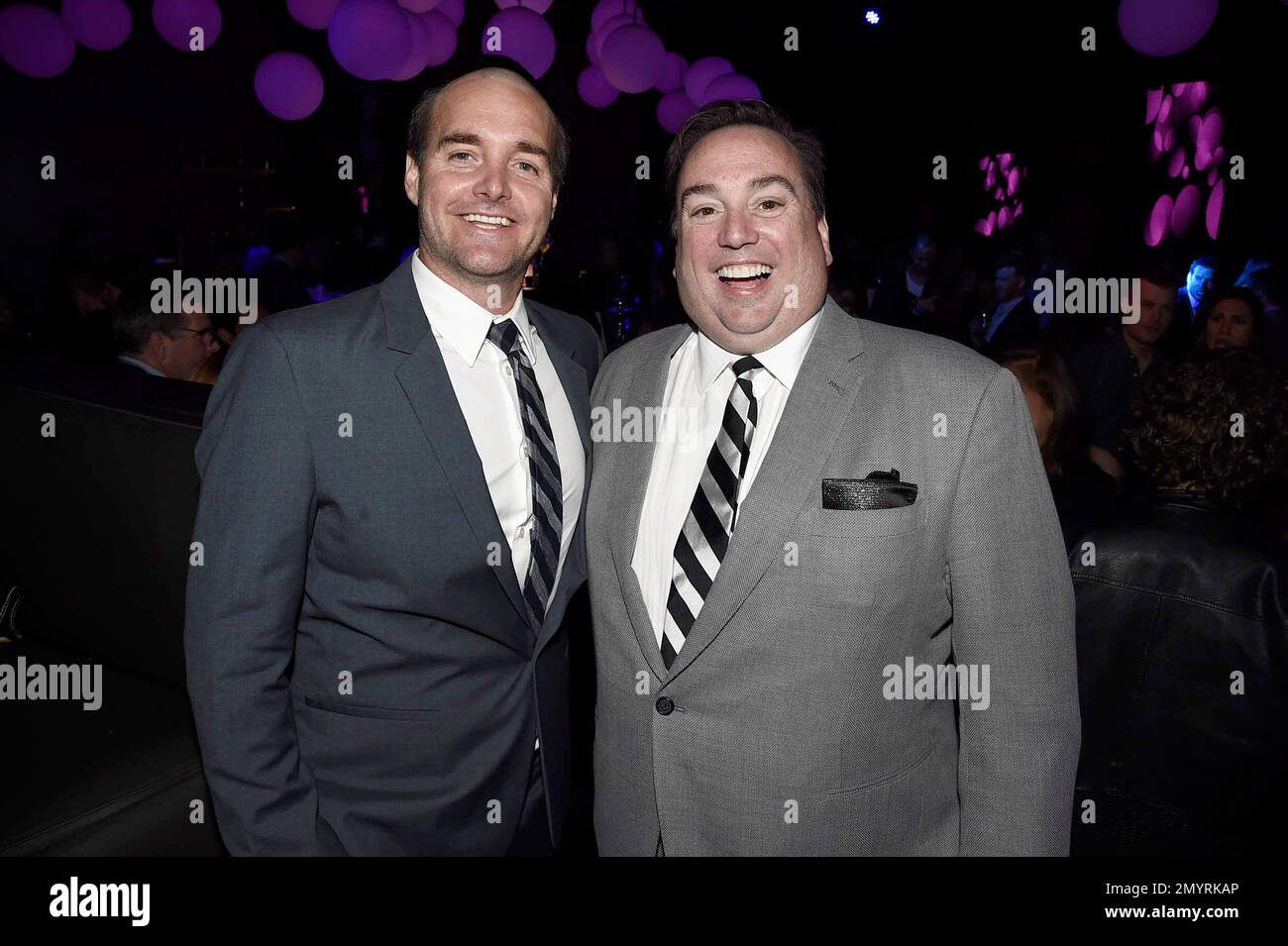 Will Forte and Producer Peter Principato seen at New Line Cinema Los ...