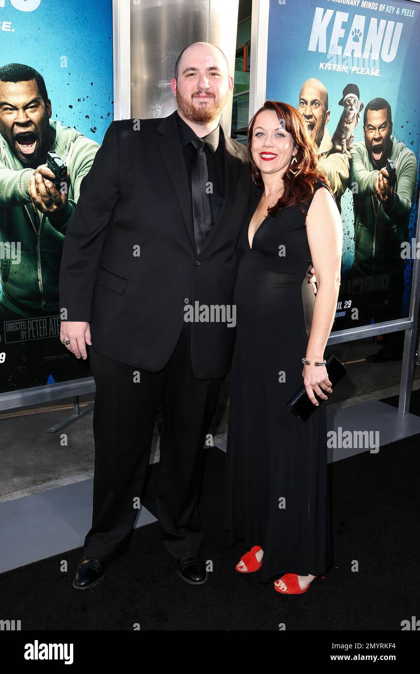Peter Atencio, left, and Patsy Fitzgerald attend the LA Premiere of ...