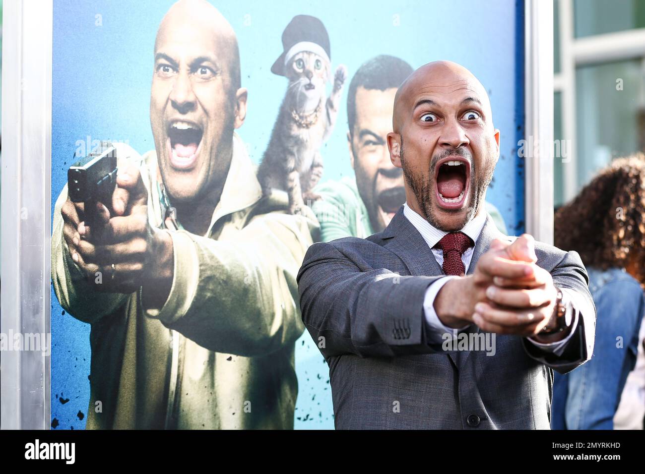 Keegan-Michael Key attends the LA Premiere of "Keanu" held at ArcLight ...