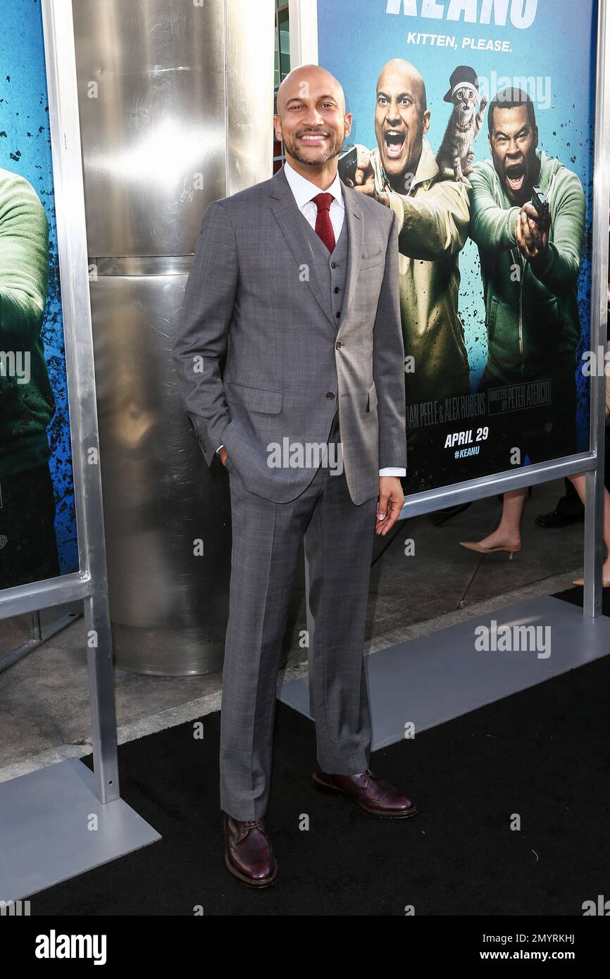 Keegan-Michael Key attends the LA Premiere of "Keanu" held at ArcLight ...