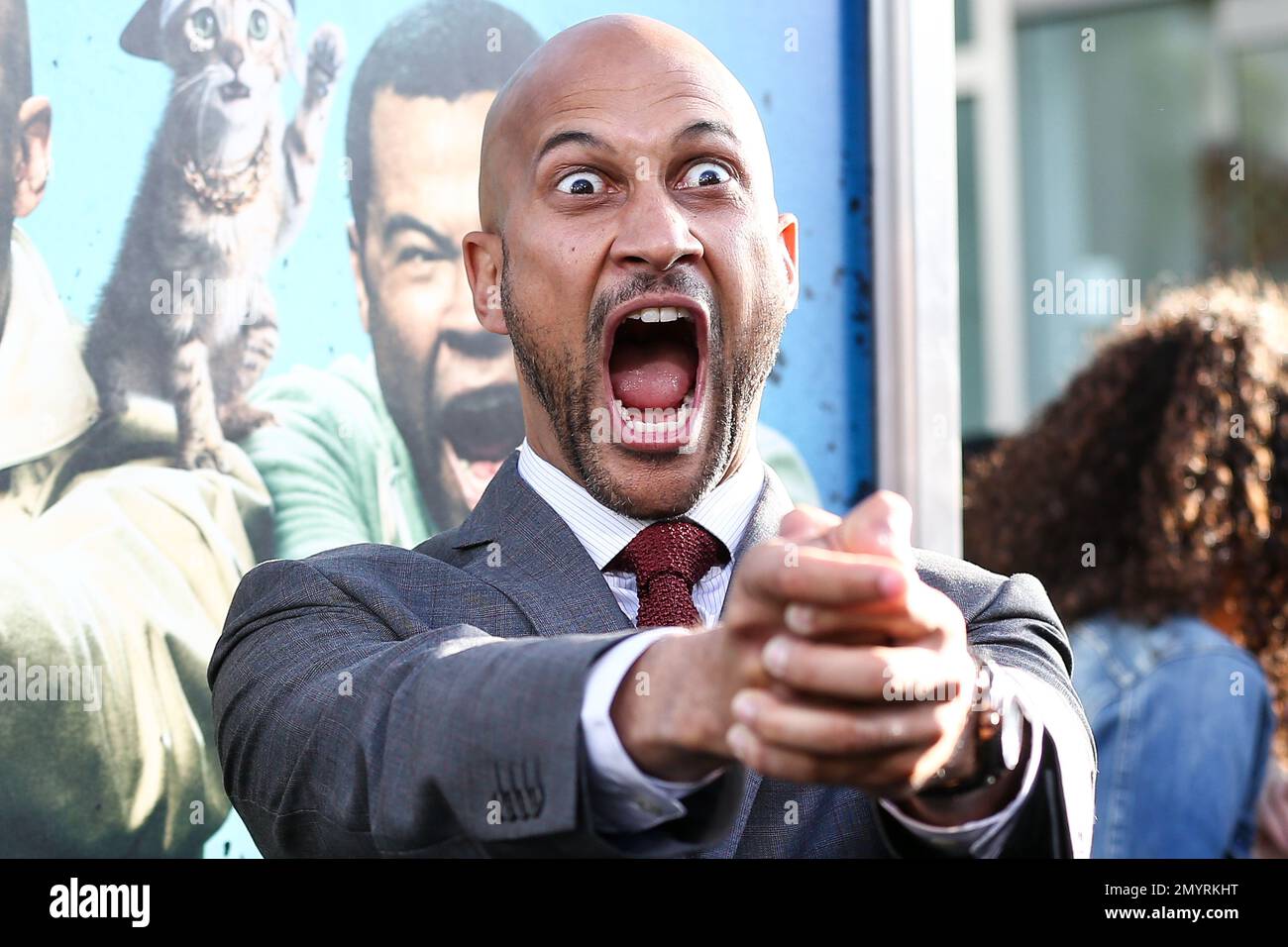 Keegan-Michael Key attends the LA Premiere of "Keanu" held at ArcLight ...