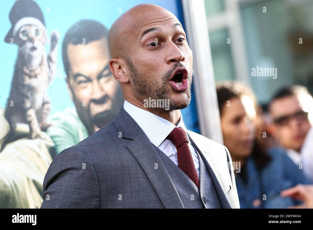 Keegan-Michael Key attends the LA Premiere of "Keanu" held at ArcLight ...