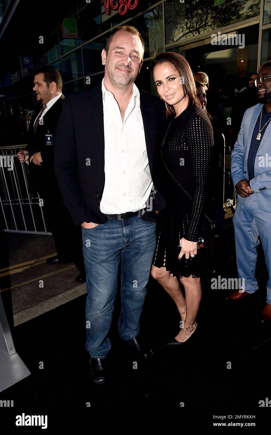 Trey Parker and Boogie Tillmon seen at New Line Cinema Los Angeles ...