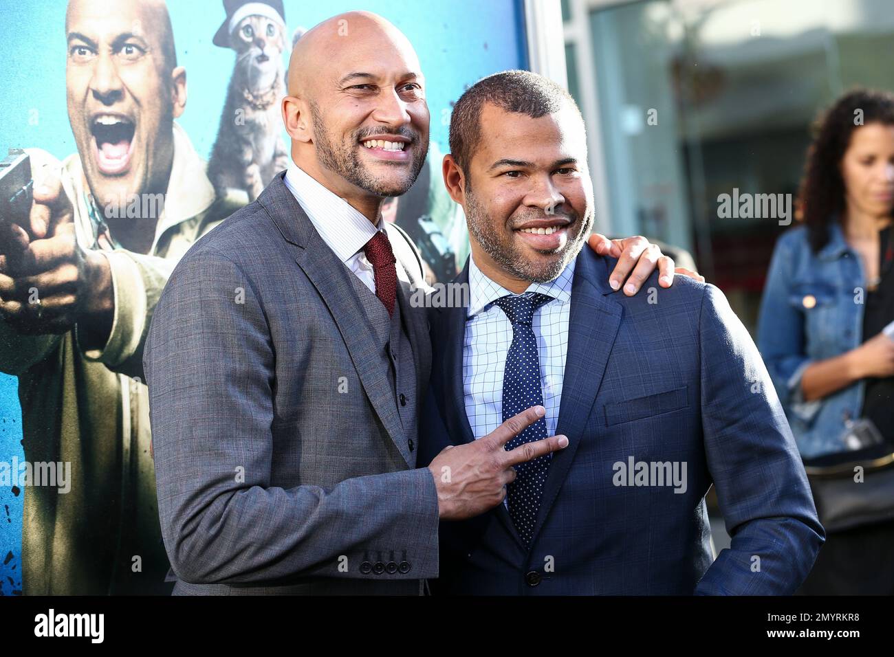 Keegan-Michael Key, left, and Jordan Peele attend the LA Premiere of ...