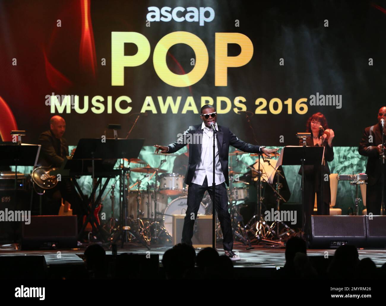 Omi performs "Cheerleader" at the 33rd annual ASCAP Pop Music Awards at ...