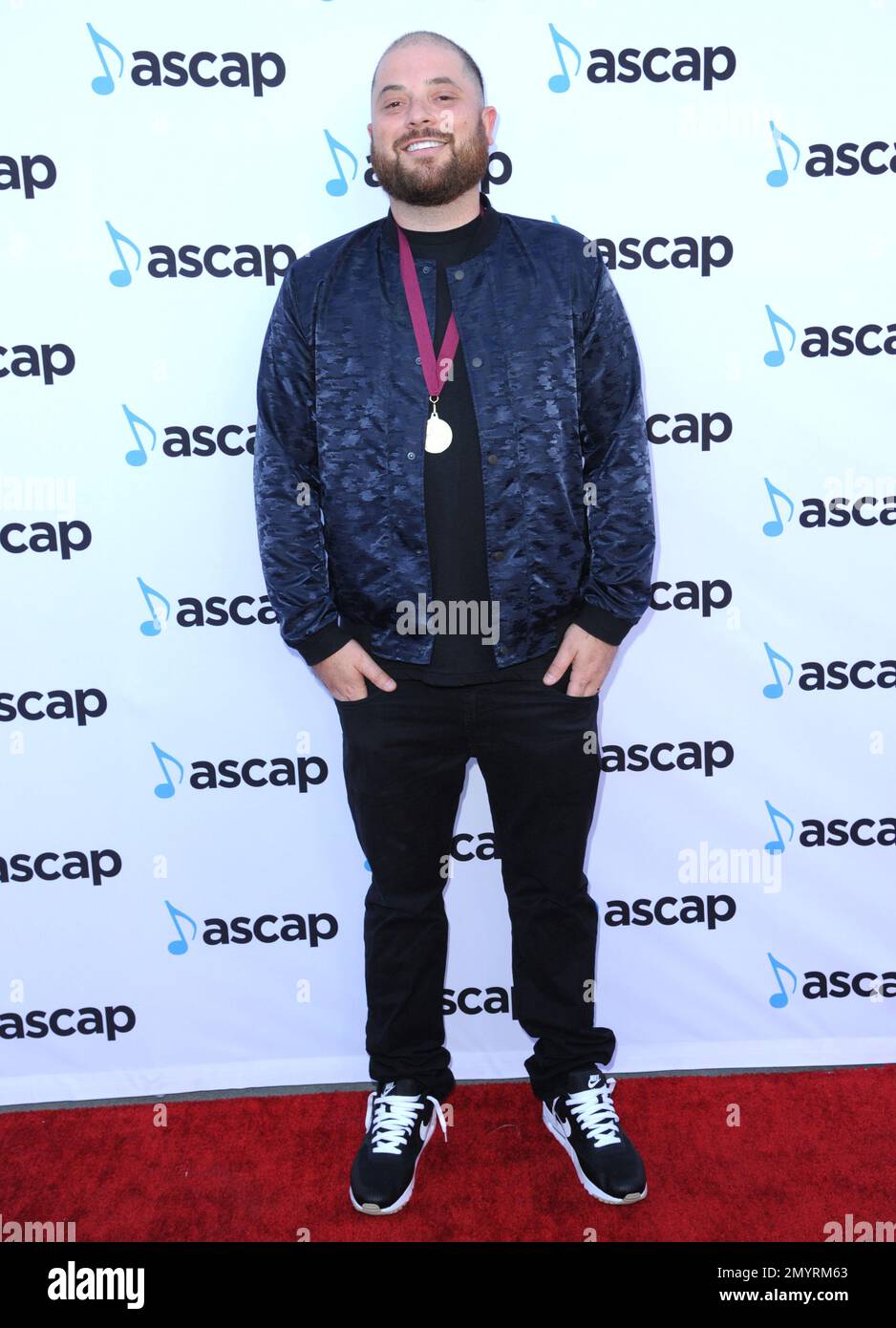 Jacob 'Jkash' Hindlin, award winner for "Sugar" by Maroon 5, arrives at ...