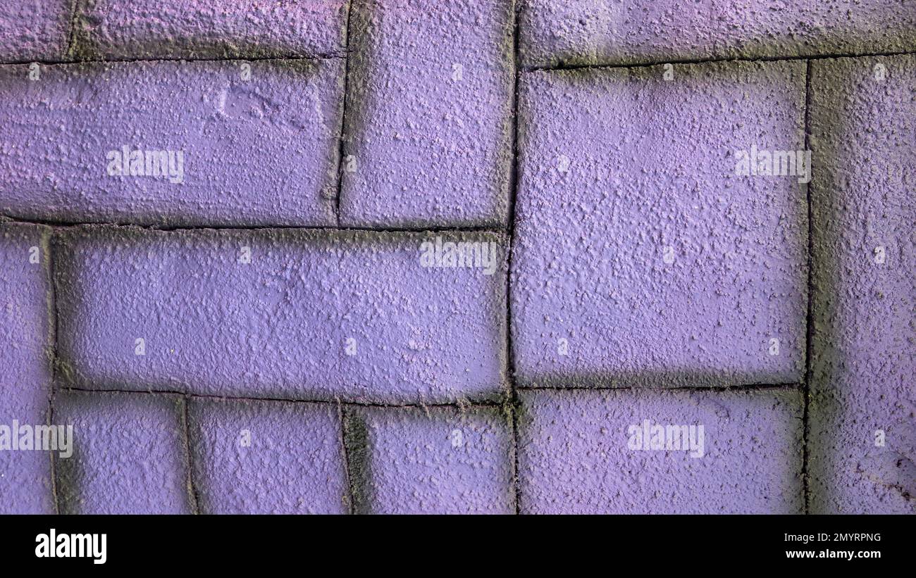 Dark purple brick wall texture hi-res stock photography and images - Alamy
