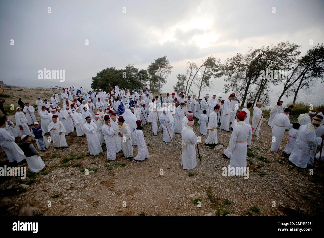 Members of the ancient Samaritan community attend the Passover ...