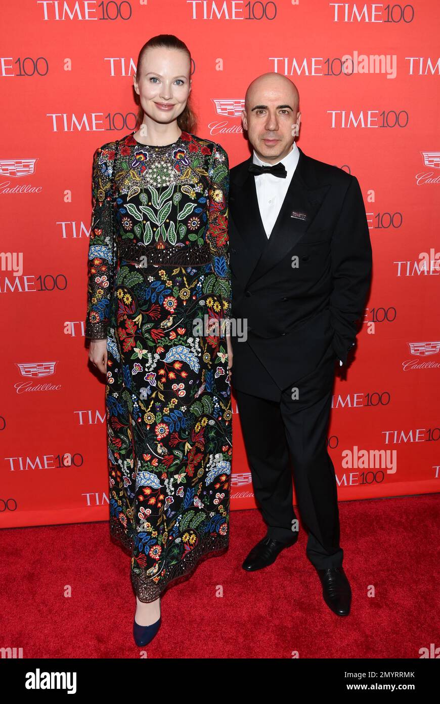 Russian entrepreneur Yuri Milner, right, and wife Julia Milner attend ...