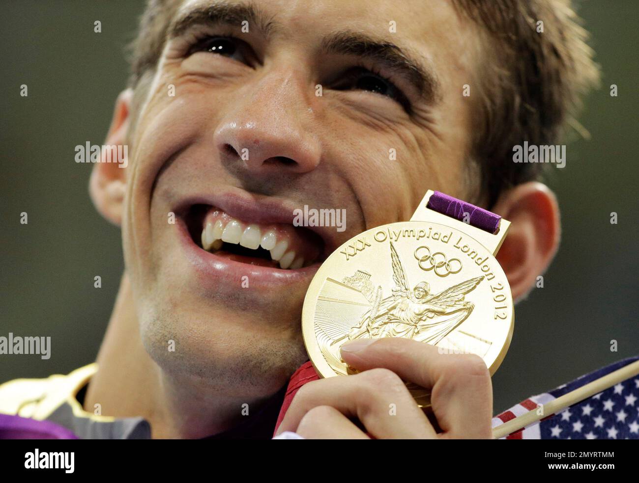 FILE - In this July 31, 2012 file photo, United States' Michael Phelps ...