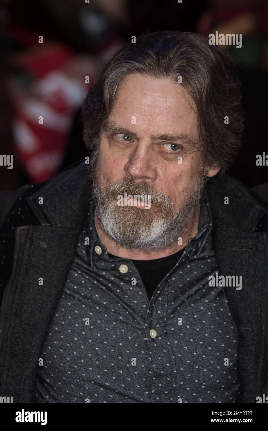 Mark Hamill poses for photographers upon arrival at the premiere of the ...