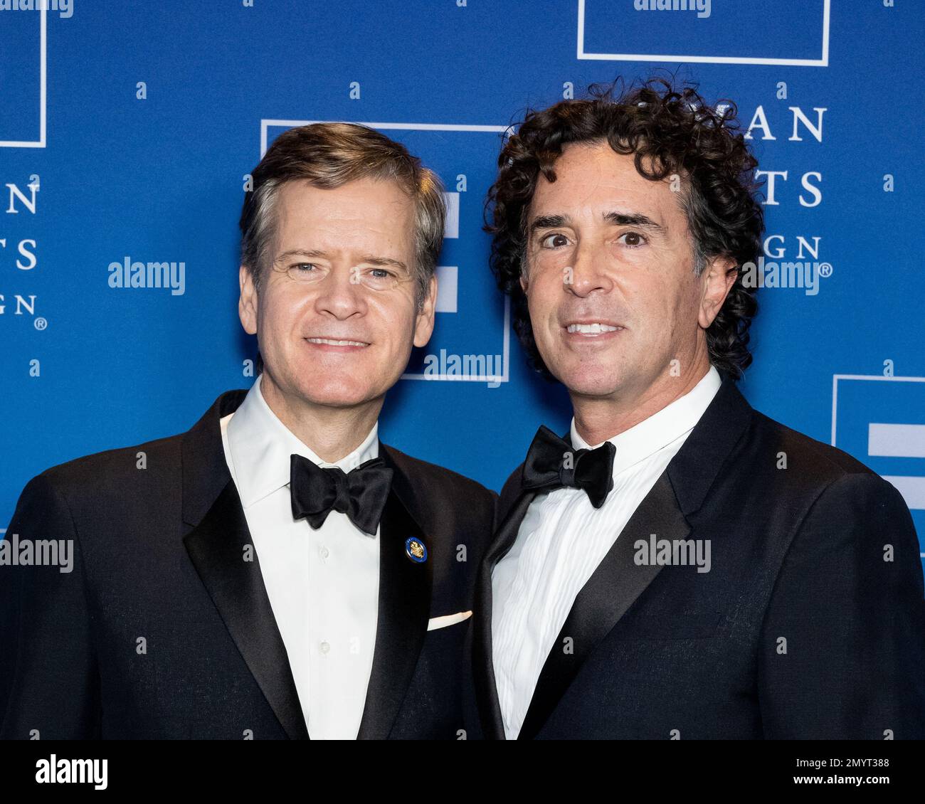 (L-R) NY State Senator Brad Hoylman and David Sigal attend the Human ...