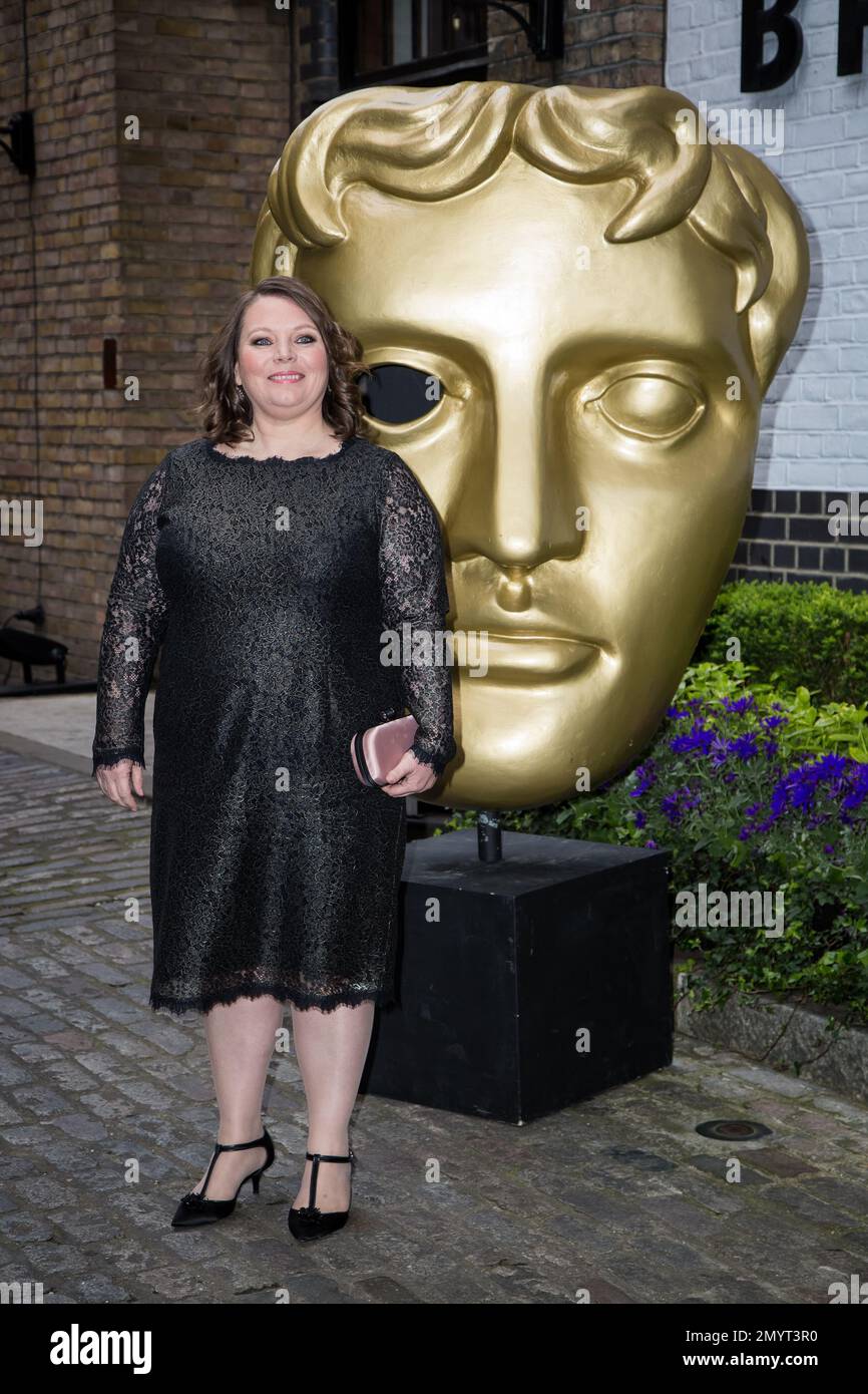 Joanna Scanlan poses for photographers upon arrival at the British ...