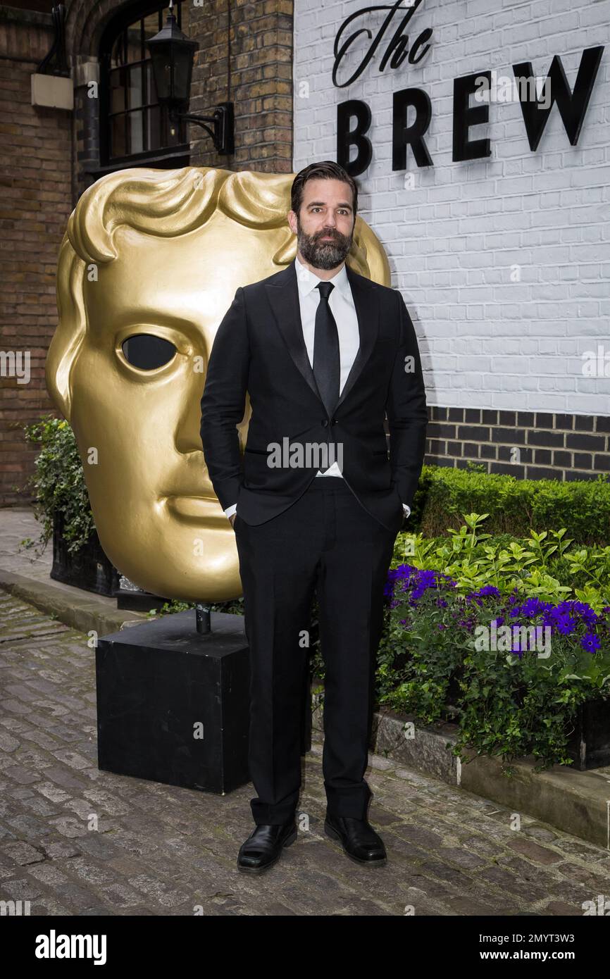 Rob Delaney poses for photographers upon arrival at the British Academy ...