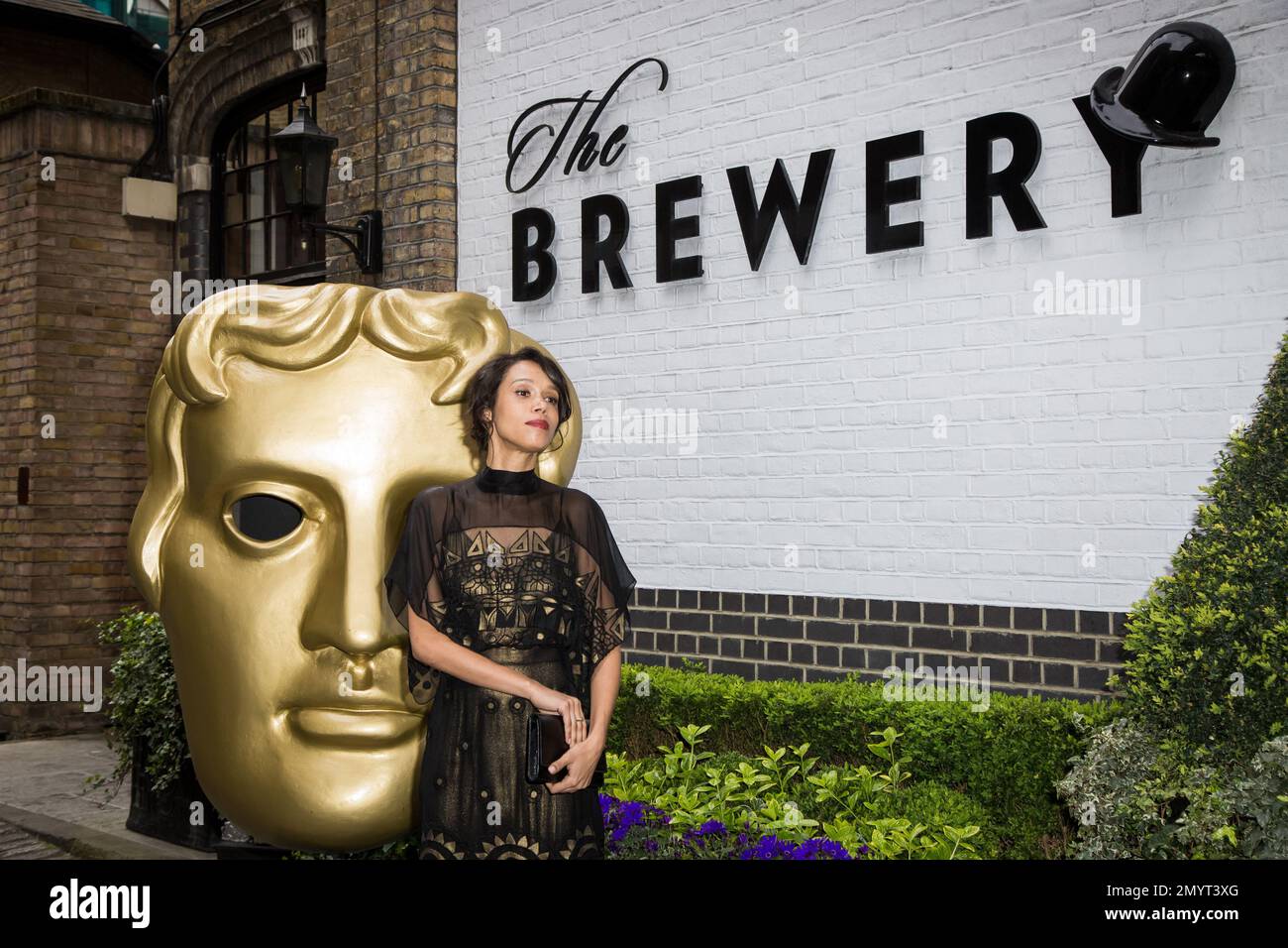 Vinette Robinson poses for photographers upon arrival at the British ...