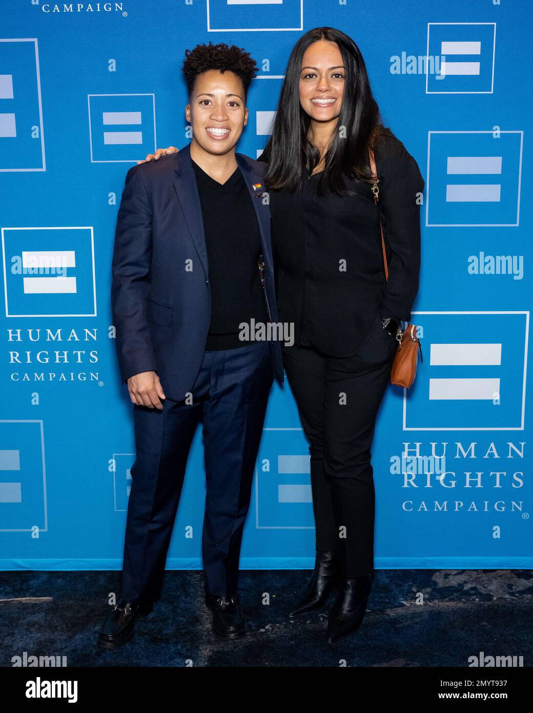 (L-R) New York City Council Member Crystal Hudson and Sasha Ahuja ...