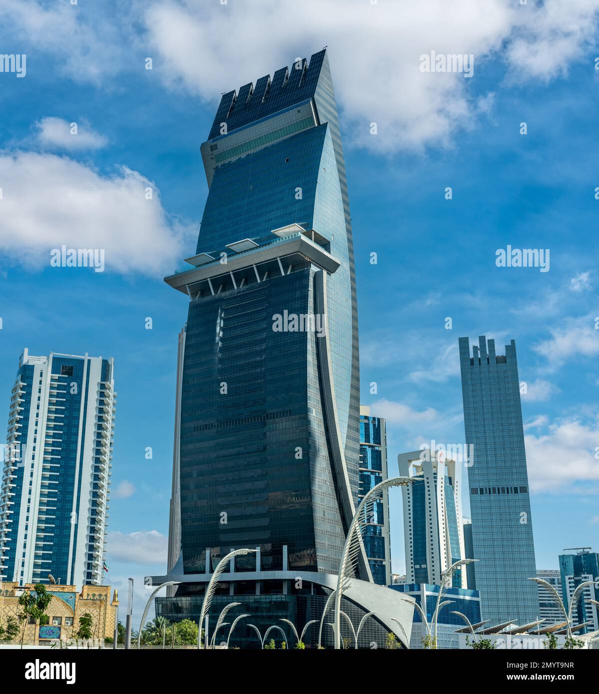 Doha, Qatar - February 4, 2023: Doha modern city, Qatar, Middle East ...