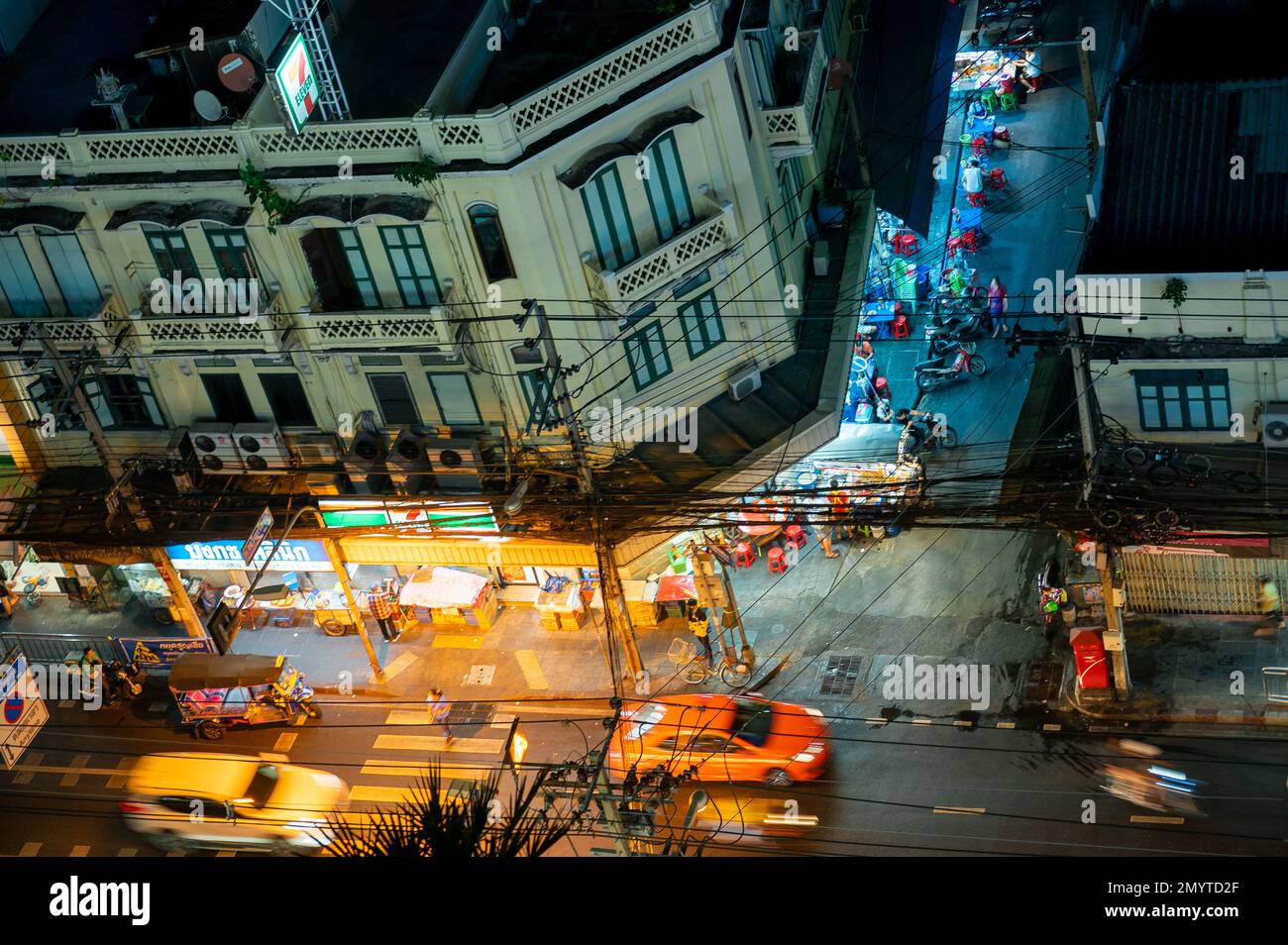 Bangkok, Thailand - October 03, 2023: Bangkok city. Panorama street in ...