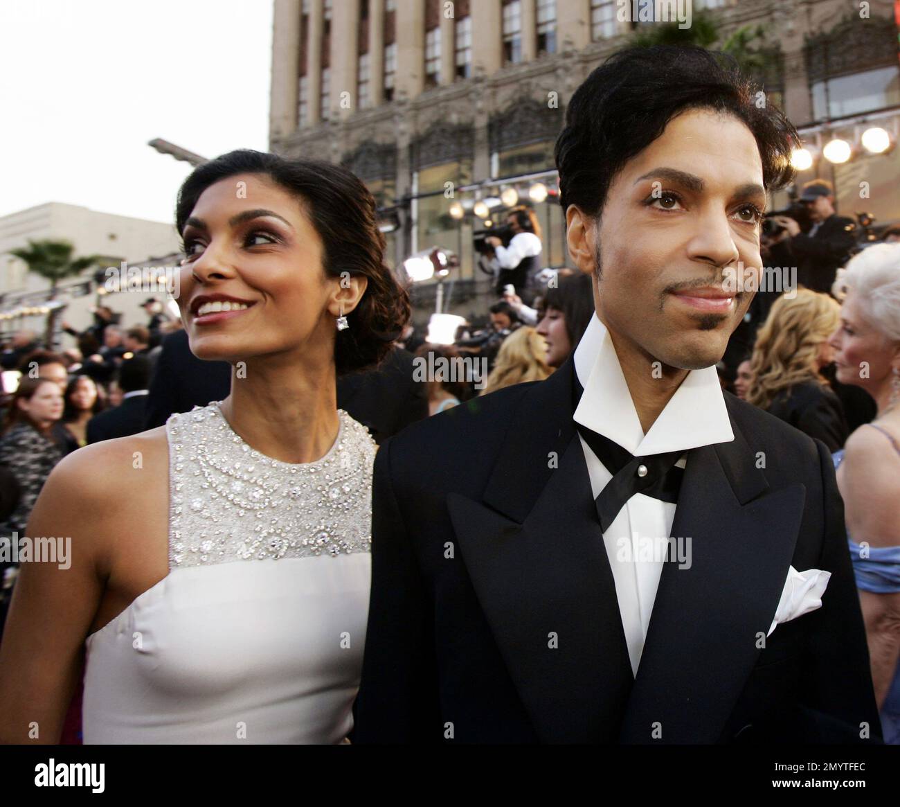 FILE - In this Feb. 27, 2005 file photo, singer Prince arrives with his ...