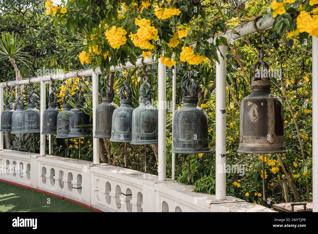 Buddhist temple bells. Buddhist Temple Prayer Wishing Bells. Details of ...