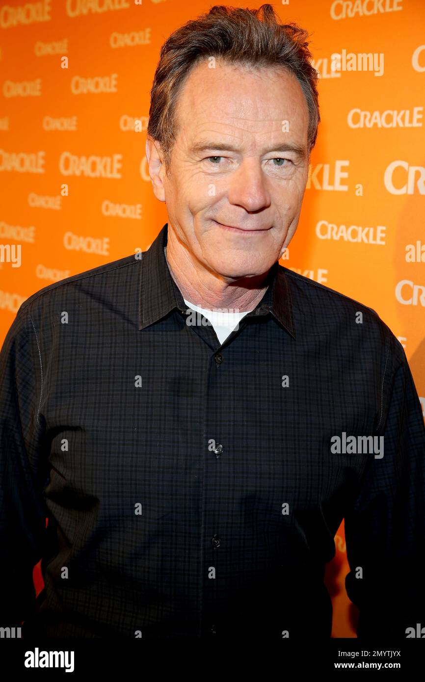 Actor Bryan Cranston seen at the Crackle Upfront at New York City ...
