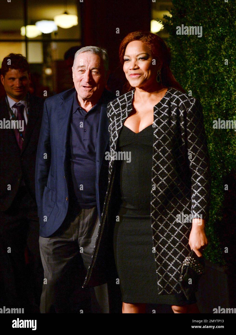 Actor Robert De Niro and wife Grace Hightower attend the CHANEL Tribeca ...