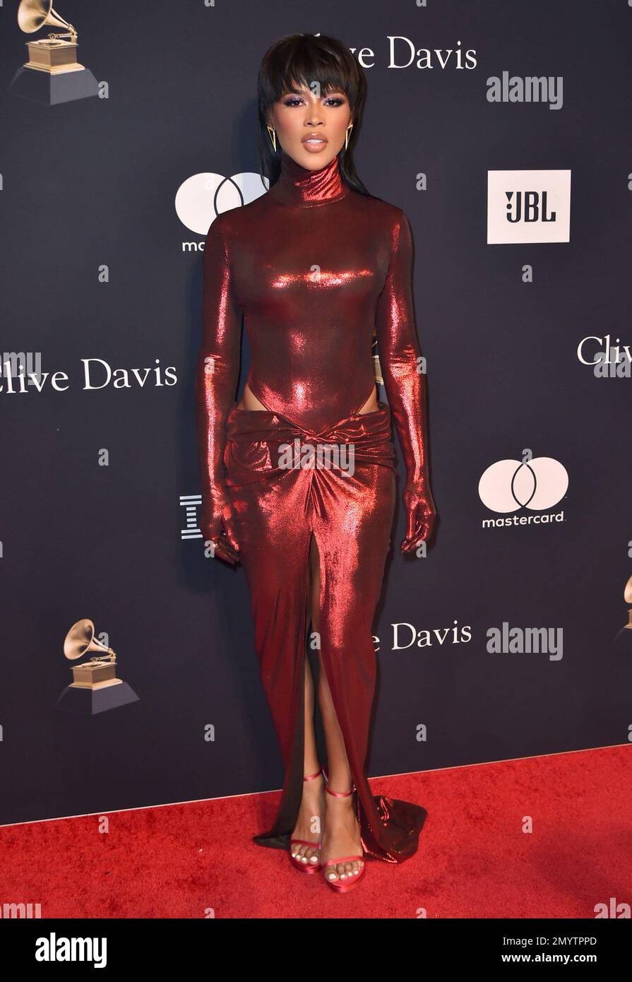 Serayah arrives at the Pre-Grammy Gala on Saturday, Feb. 4, 2023, at ...