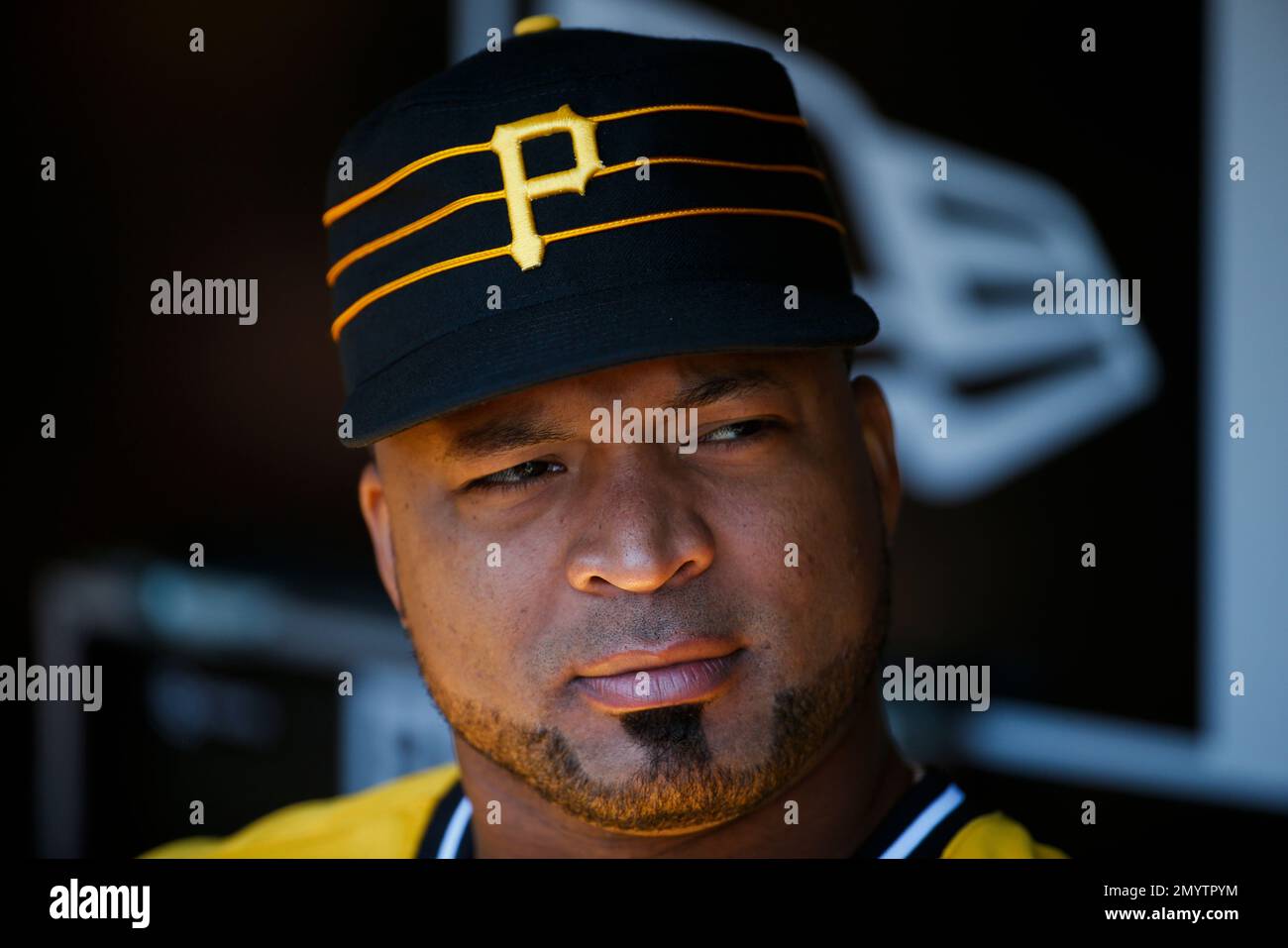 Pittsburgh Pirates starting pitcher Francisco Liriano stands in the ...