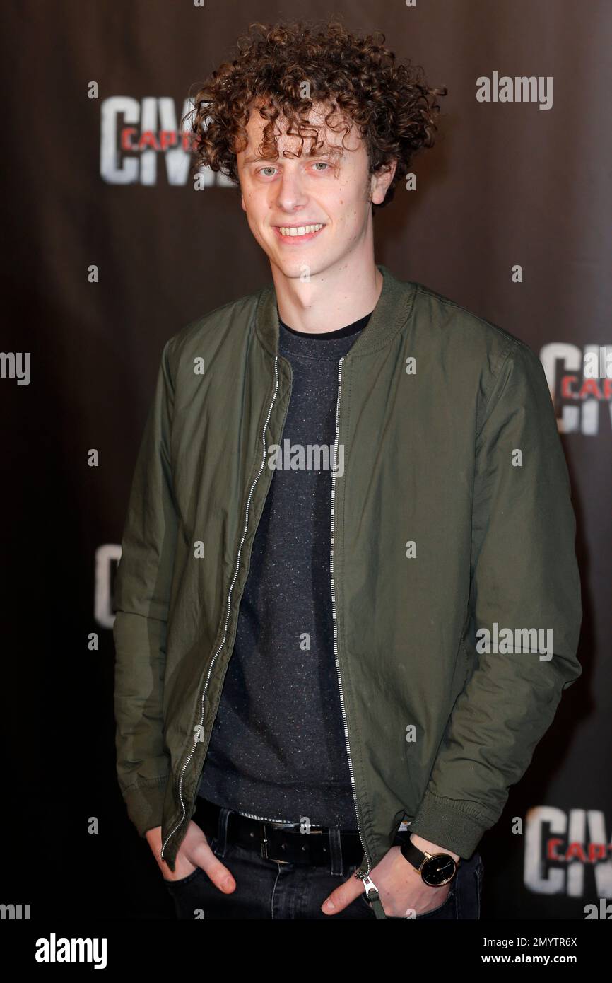 French Youtuber Norman poses for "Captain America : Civil War" premiere ...