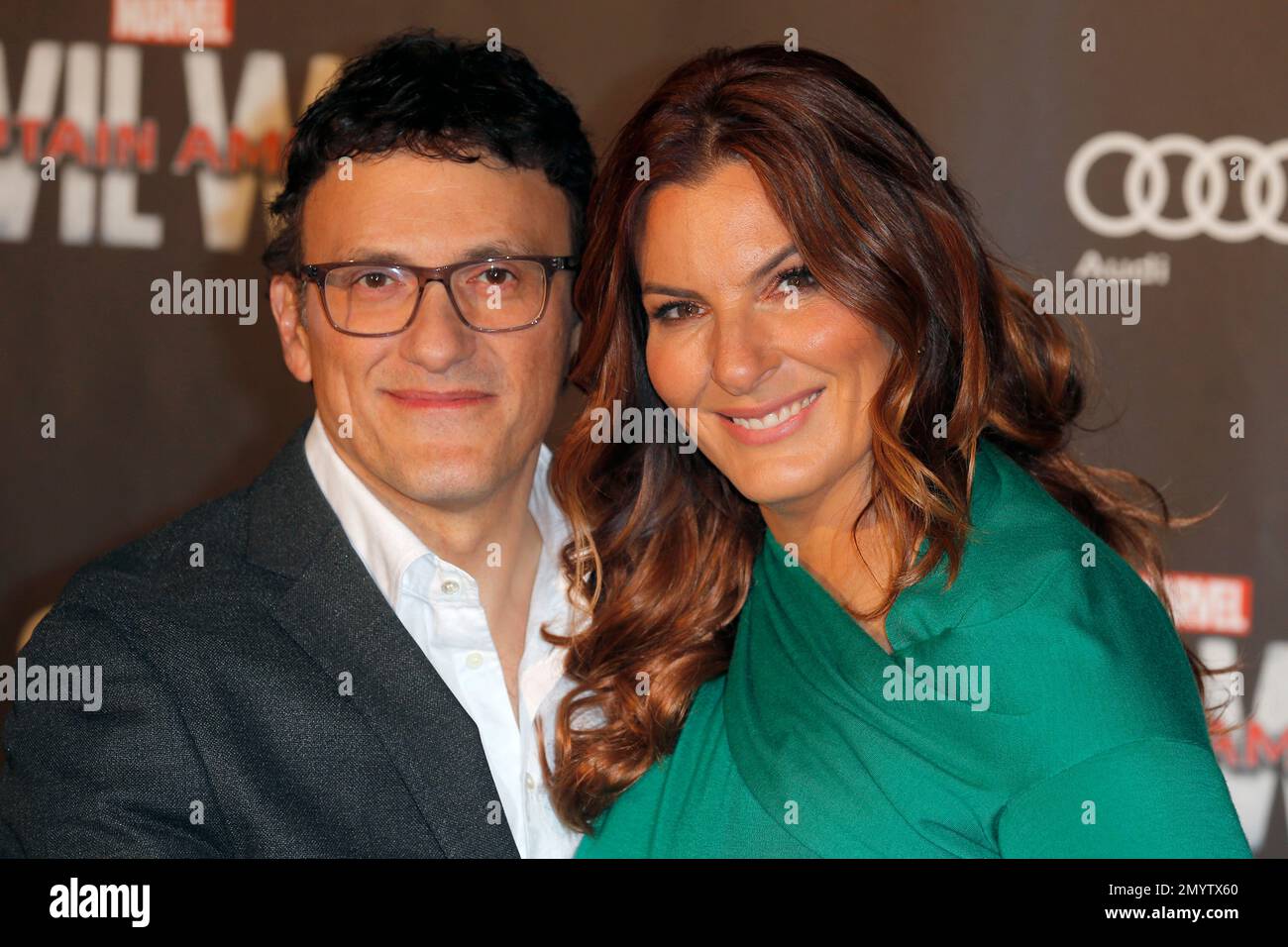 Director Anthony Russo and his wife pose for "Captain America : Civil ...