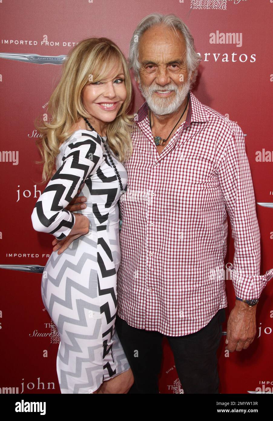 Shelby Chong, left, and Tommy Chong arrive at the 13th annual Stuart ...
