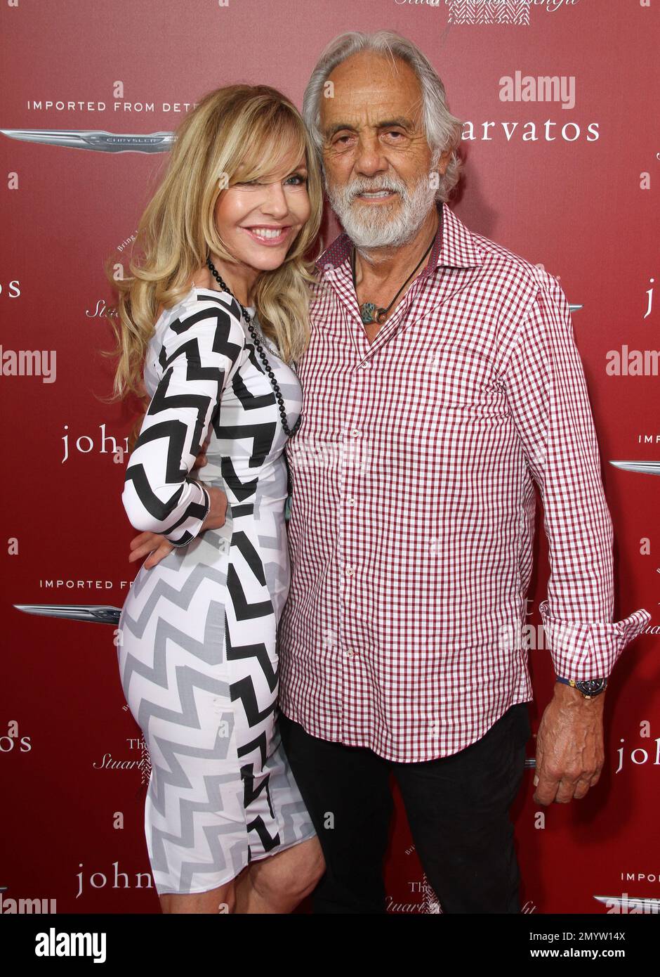 Shelby Chong, left, and Tommy Chong arrive at the 13th annual Stuart ...