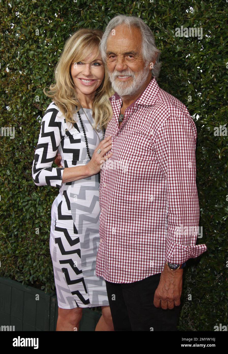 Shelby Chong, left, and Tommy Chong arrives at the 13th annual Stuart ...