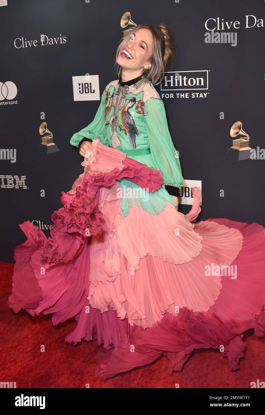 Lauren Daigle arrives at the Pre-Grammy Gala on Saturday, Feb. 4, 2023 ...