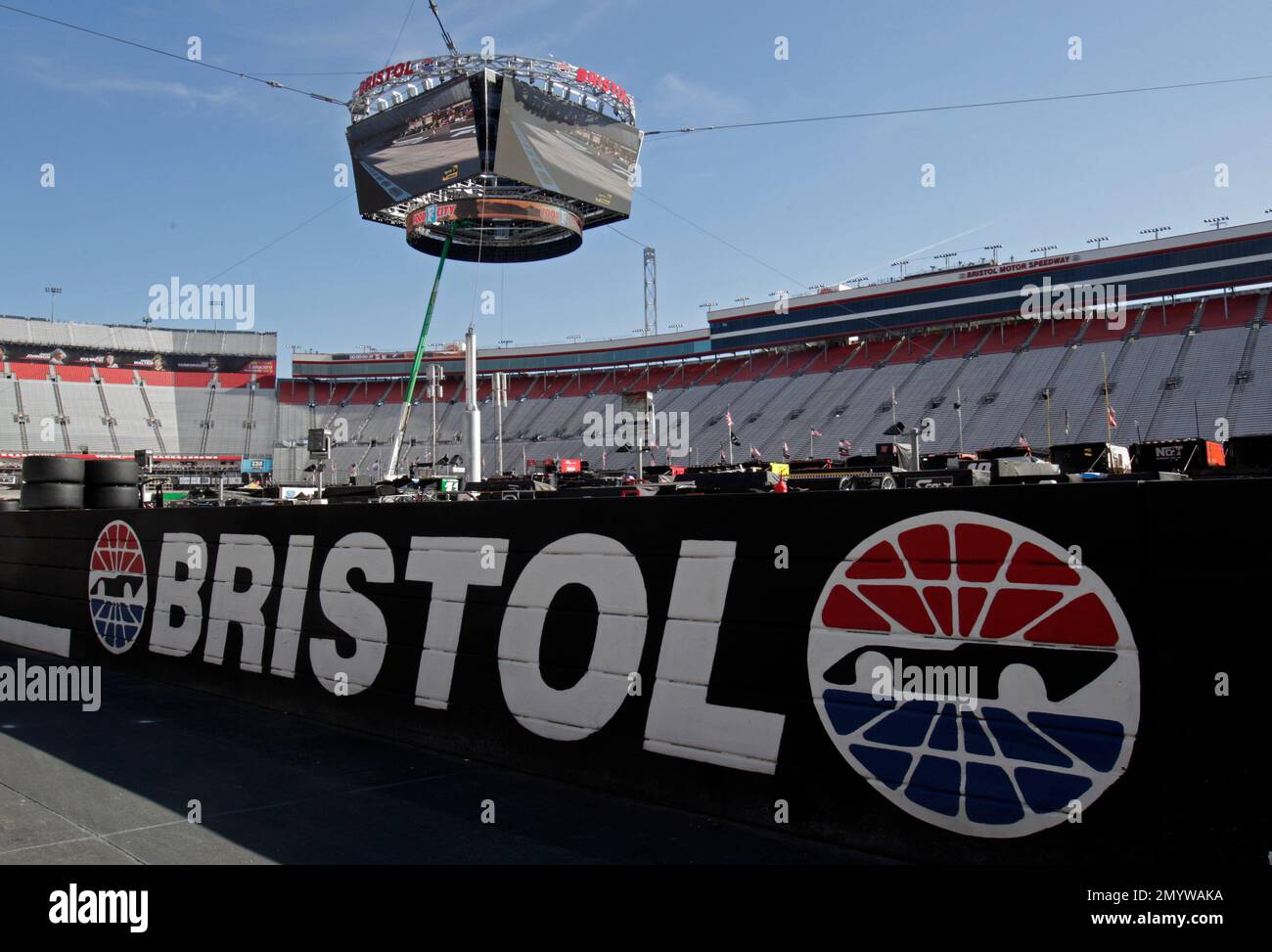 The new Colossus television, the world's largest outdoor center-hung ...