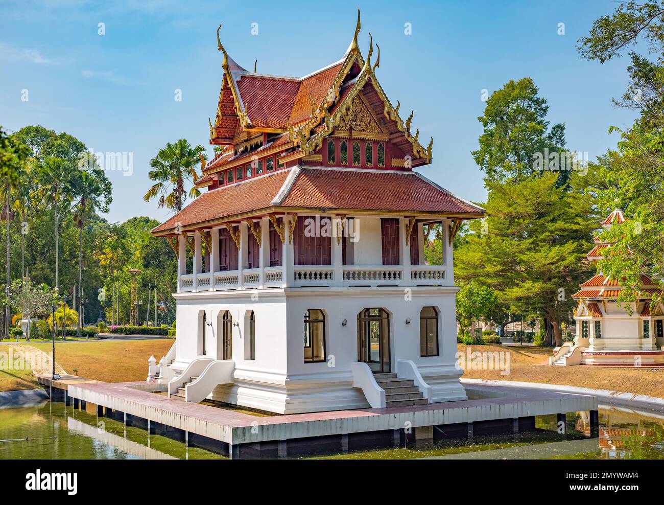 Wat Yan Sang, temple, landmark for tourist at Bangkok,Thailand. Most ...