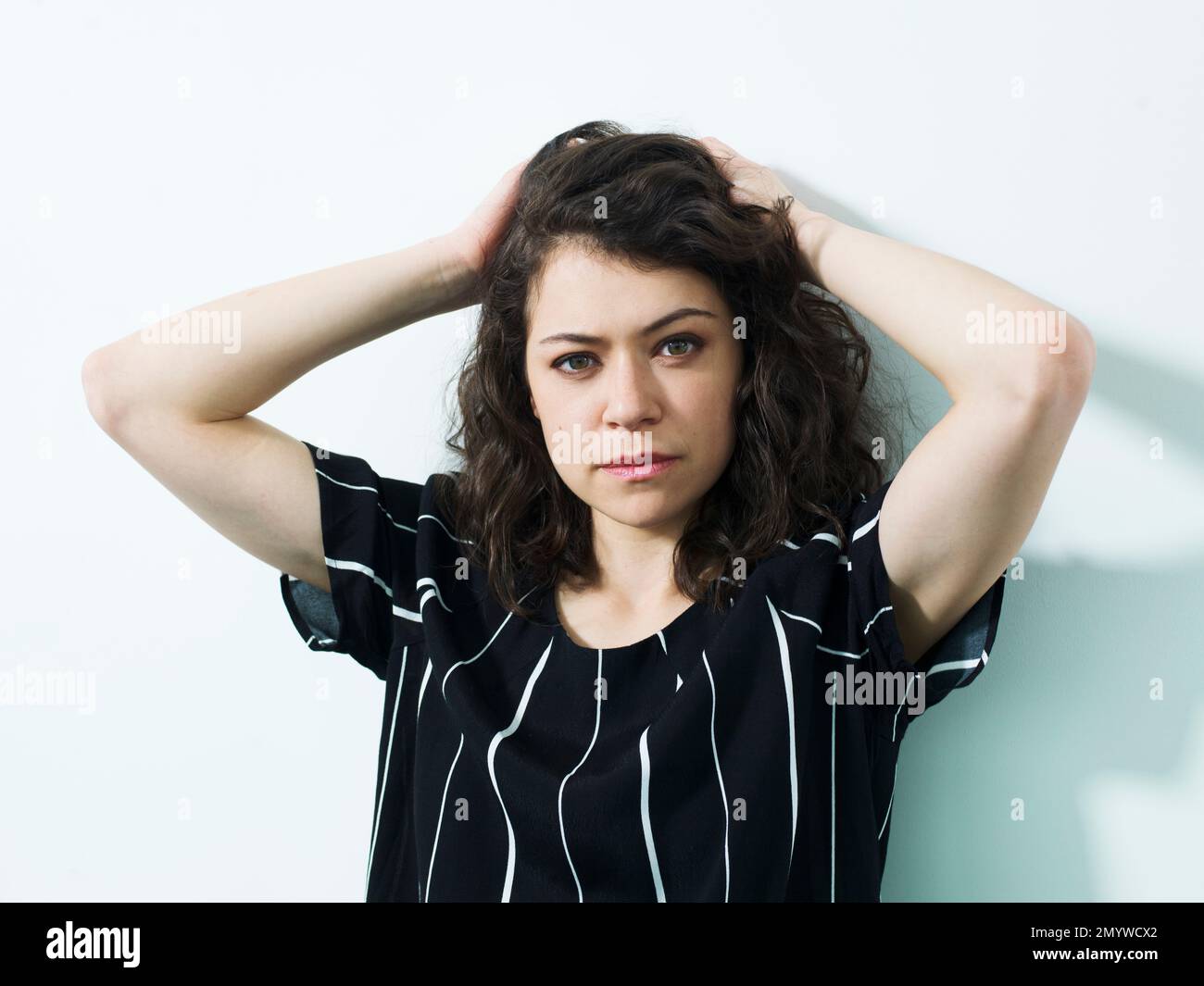 In this March 31, 2016 photo, actress Tatiana Maslany poses for a ...