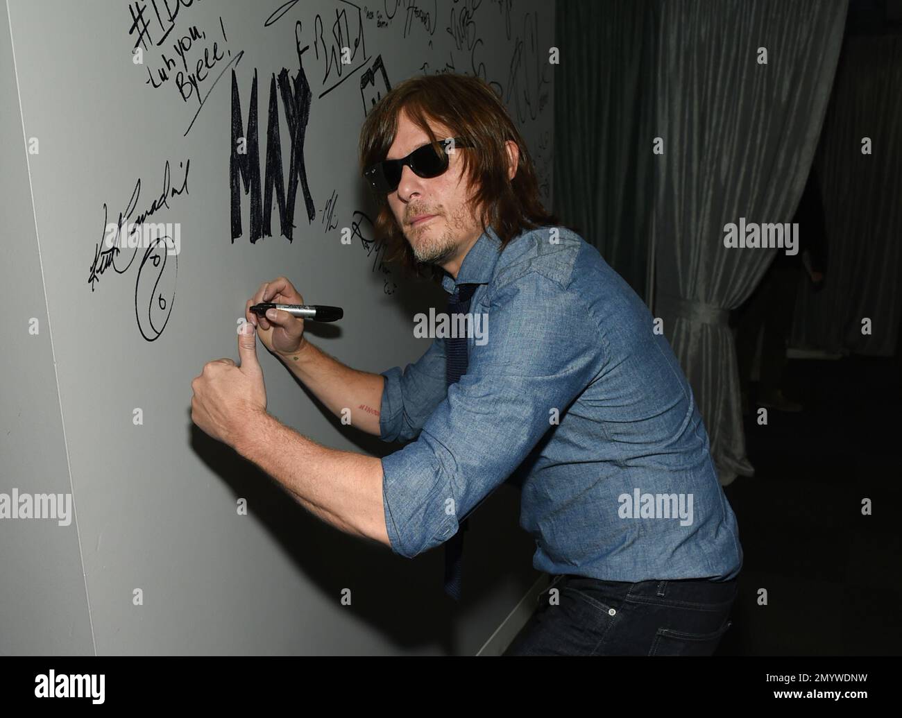 Actor Norman Reedus participates in AOL's BUILD Speaker Series to ...