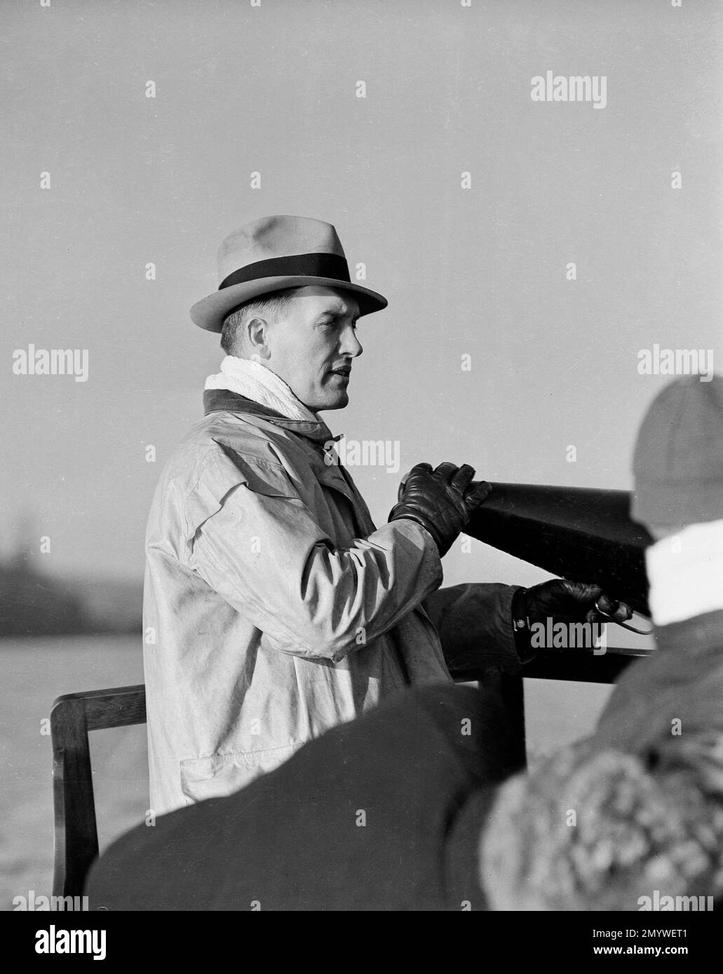 University of Washington rowing coach Al Ulbrickson is pictured with ...