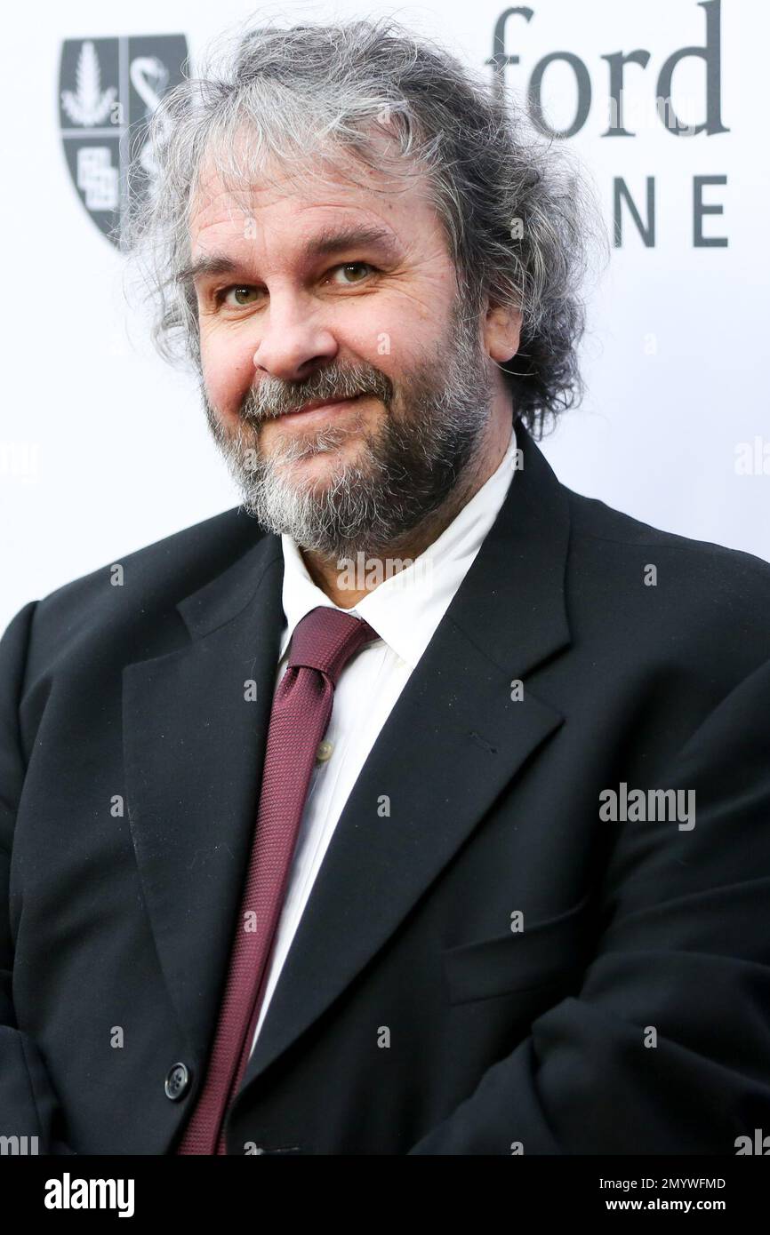 Peter Jackson arrives at Sean Parker and the Parker Foundation's Gala ...