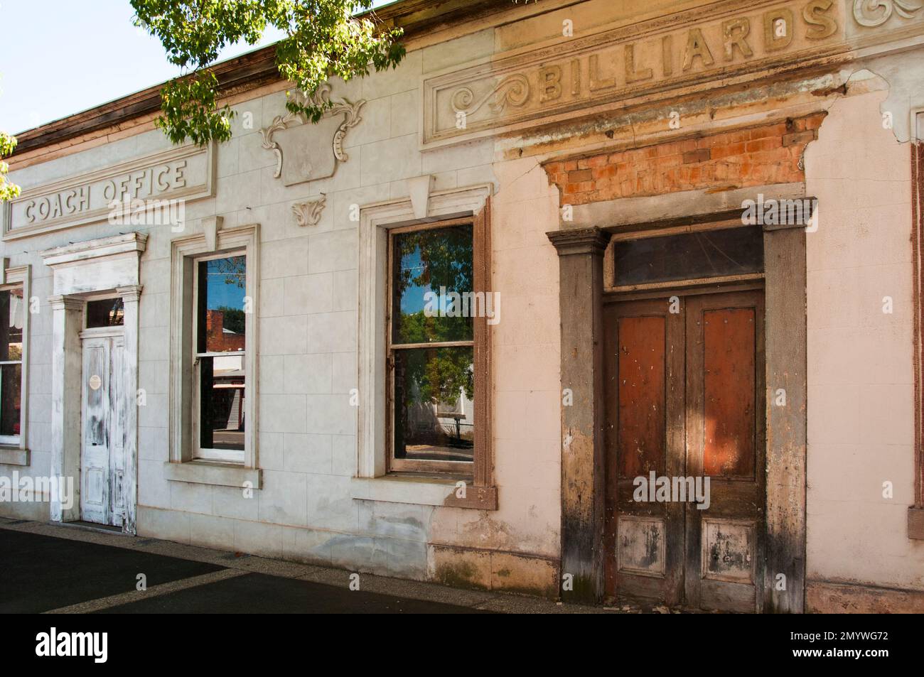 Early hotel and stage coach depot at Dunolly in the Central Goldfields ...