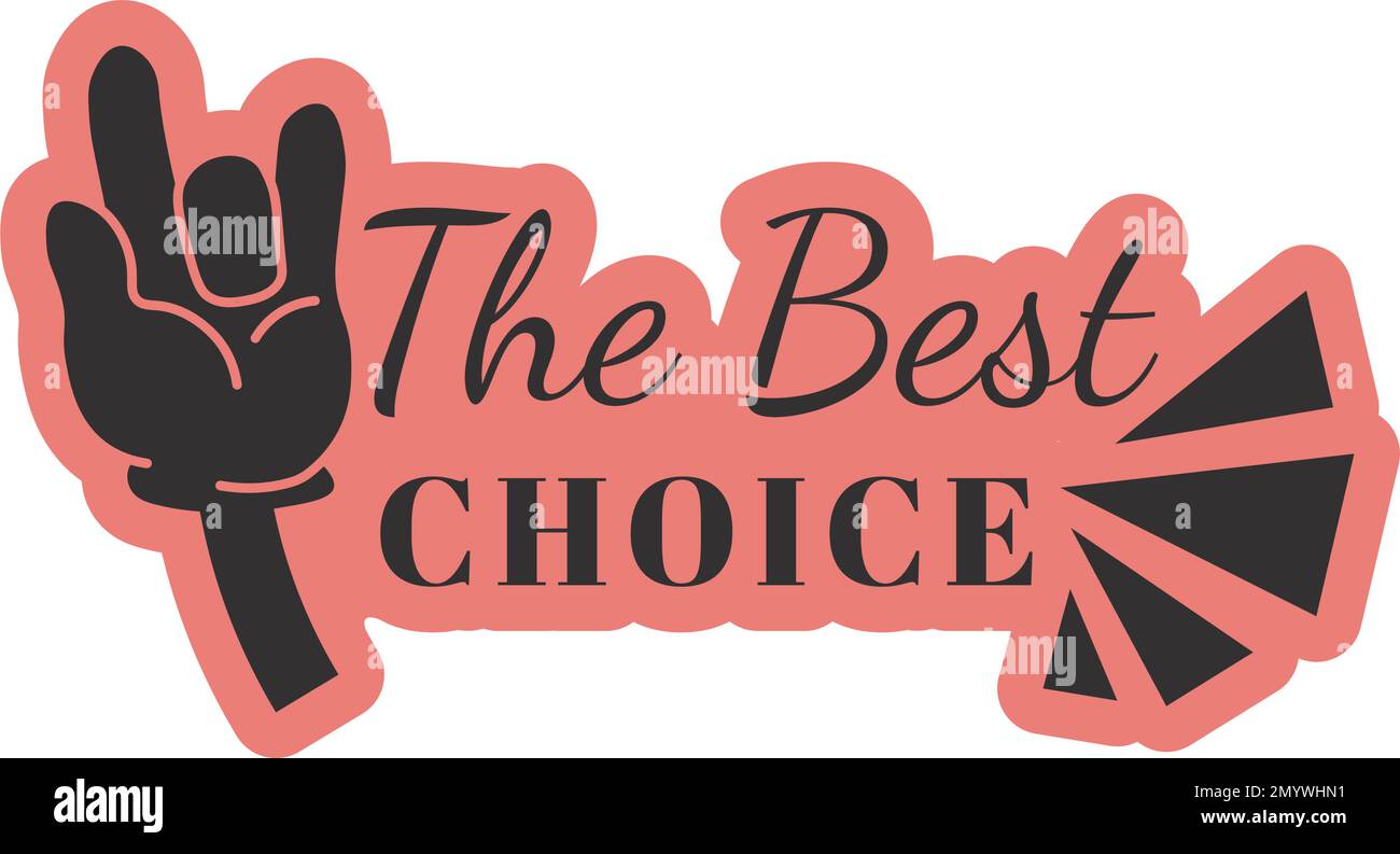 Best choice, banner for quality products in shop Stock Vector Image ...