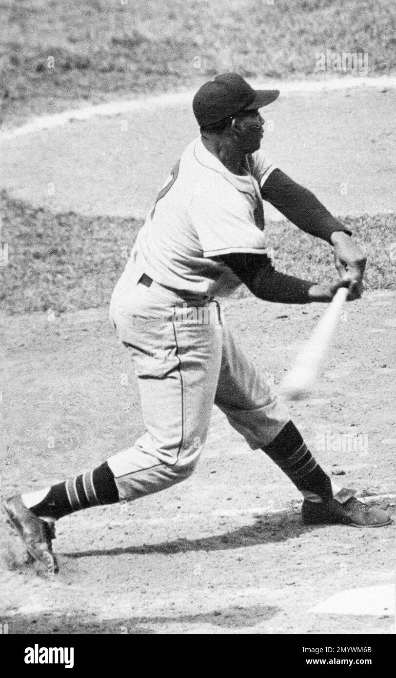 Kansas City Athletics first baseman Vic Power is pictured in action at ...