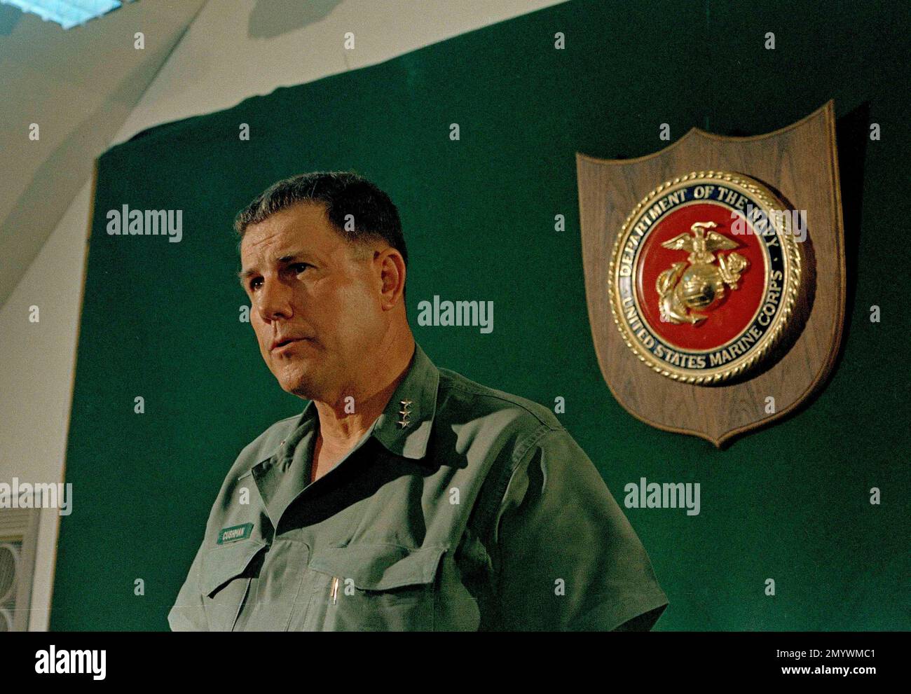 Lt. Gen. Robert E. Cushman Jr., commander of the 3rd Marine Amphibious ...